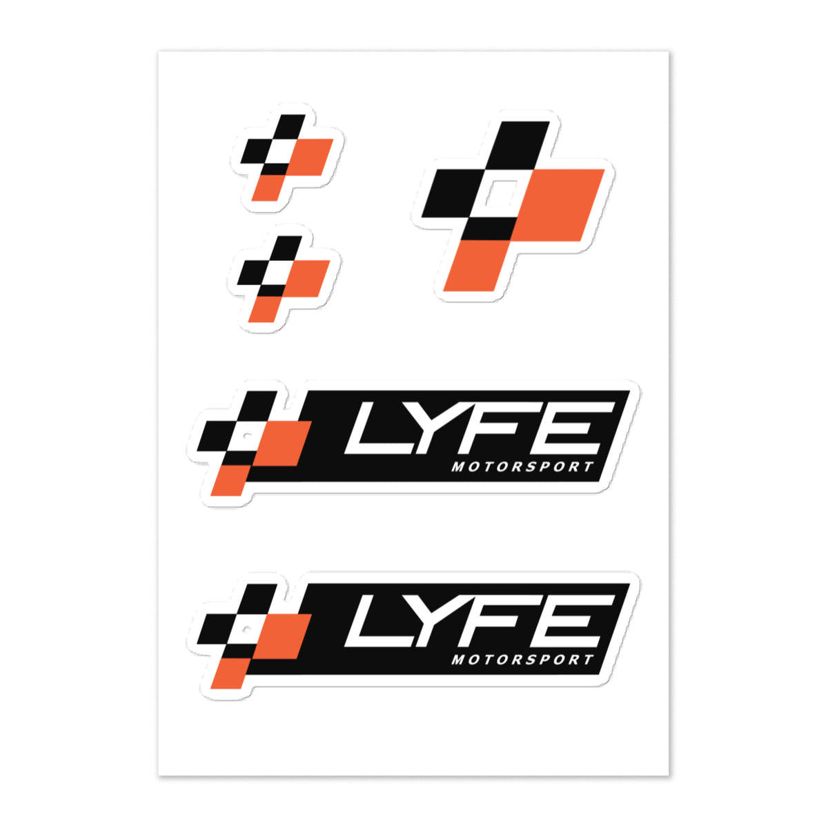 Large LYFE Sticker sheet – LYFE Motorsport